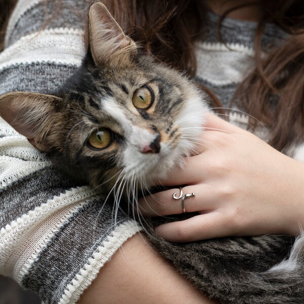 Adjustable Cat Ring - Etsy