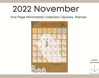 Spooky Desk Planner - Etsy