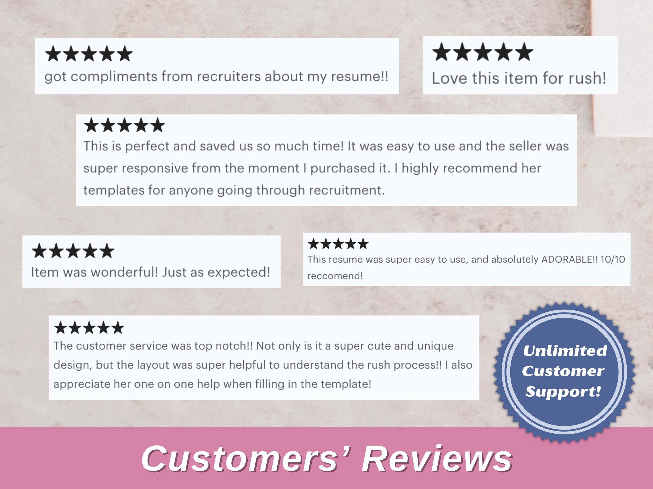 Sorority Resume Template Bundle for Recruitment | Editable PNM Packet ...