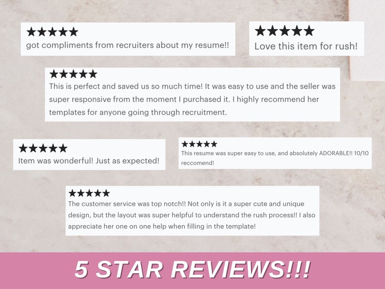 Sorority Resume Template and Cover Letter, Social Resume With Photo ...