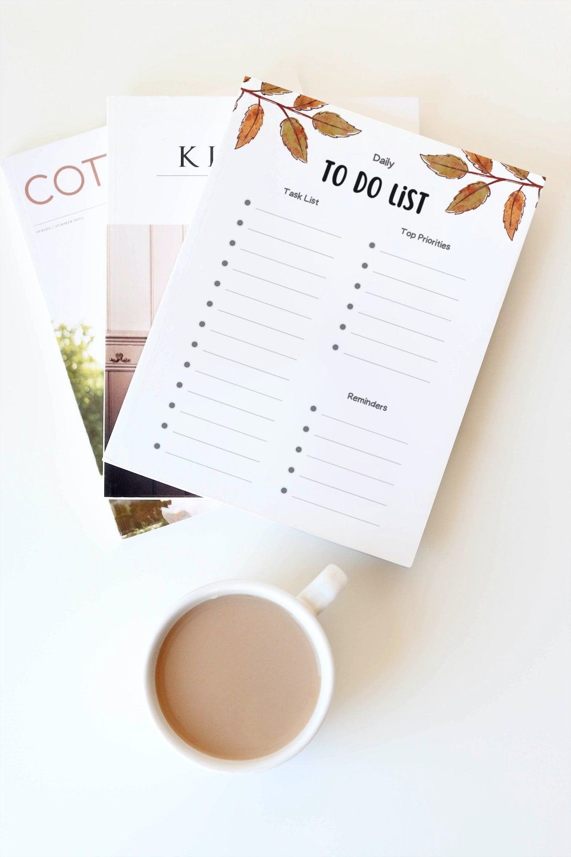 Fall to Do List, Daily to Do List Printable, to Do List, Instant ...