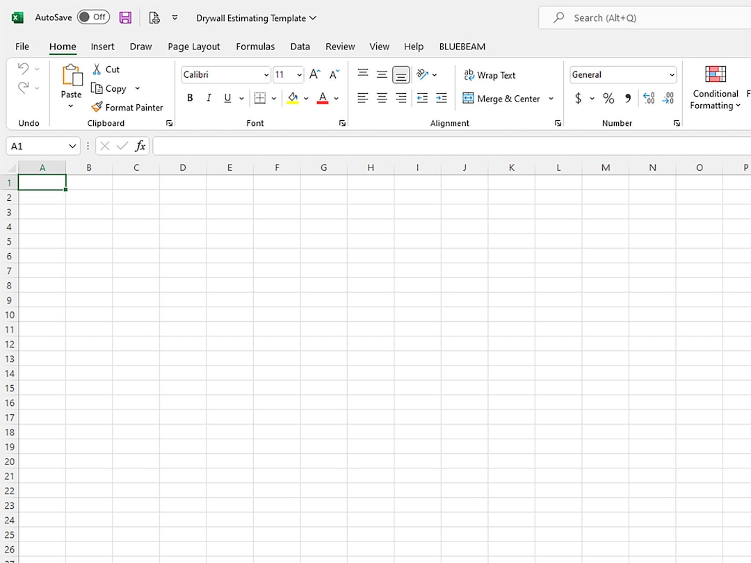 Drywall Estimating Spreadsheet - Etsy
