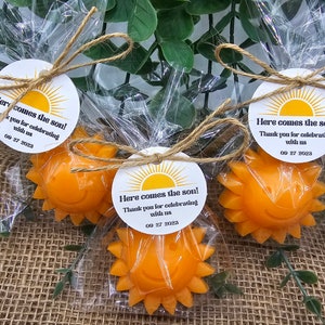 Sun Soap Party Favors Here Comes the Son Baby Shower Favors Gender ...
