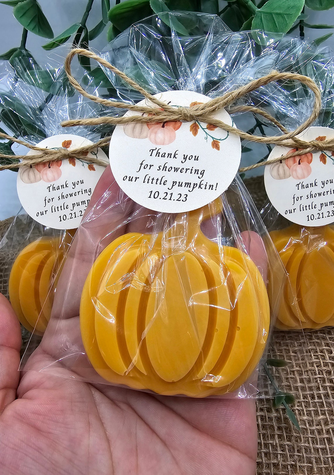 Pumpkin Soap Party Favors Baby Shower Bridal Shower Fall Festivities ...