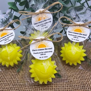 Sun Soap Party Favors Here Comes the Son Baby Shower Favors Gender ...