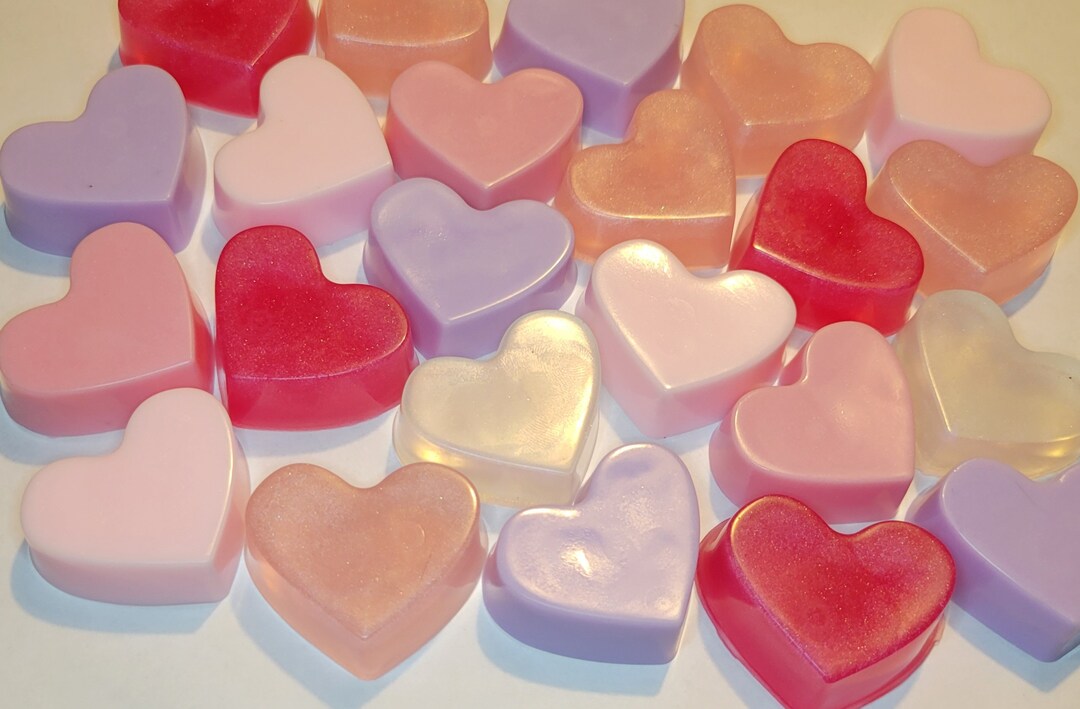 Hearts Soaps, Handmade Soap, Party Favors, Kids Soaps - Etsy