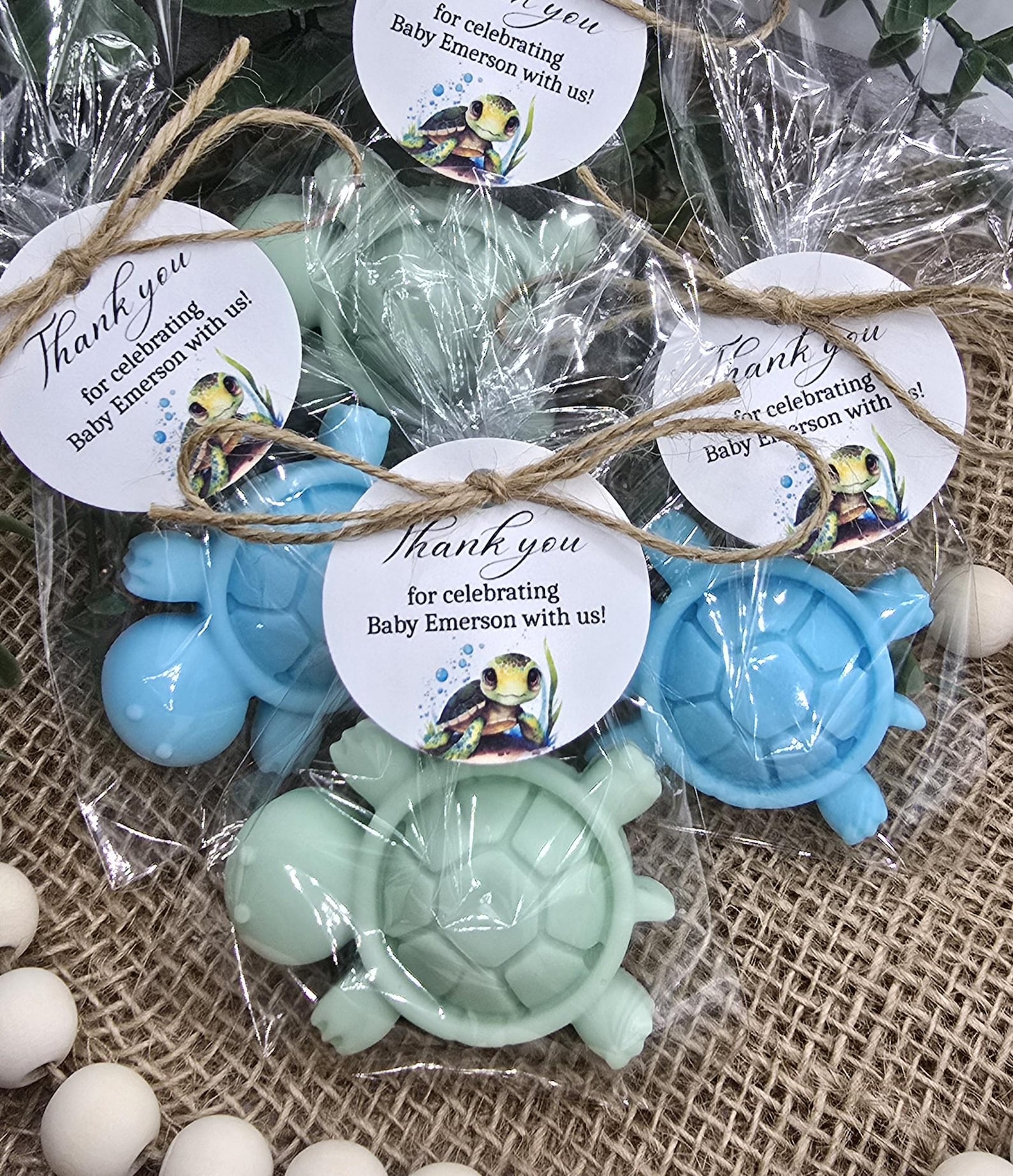 Turtle Soap Favors Turtley Greatful for You Favors Mini Soap Favors ...