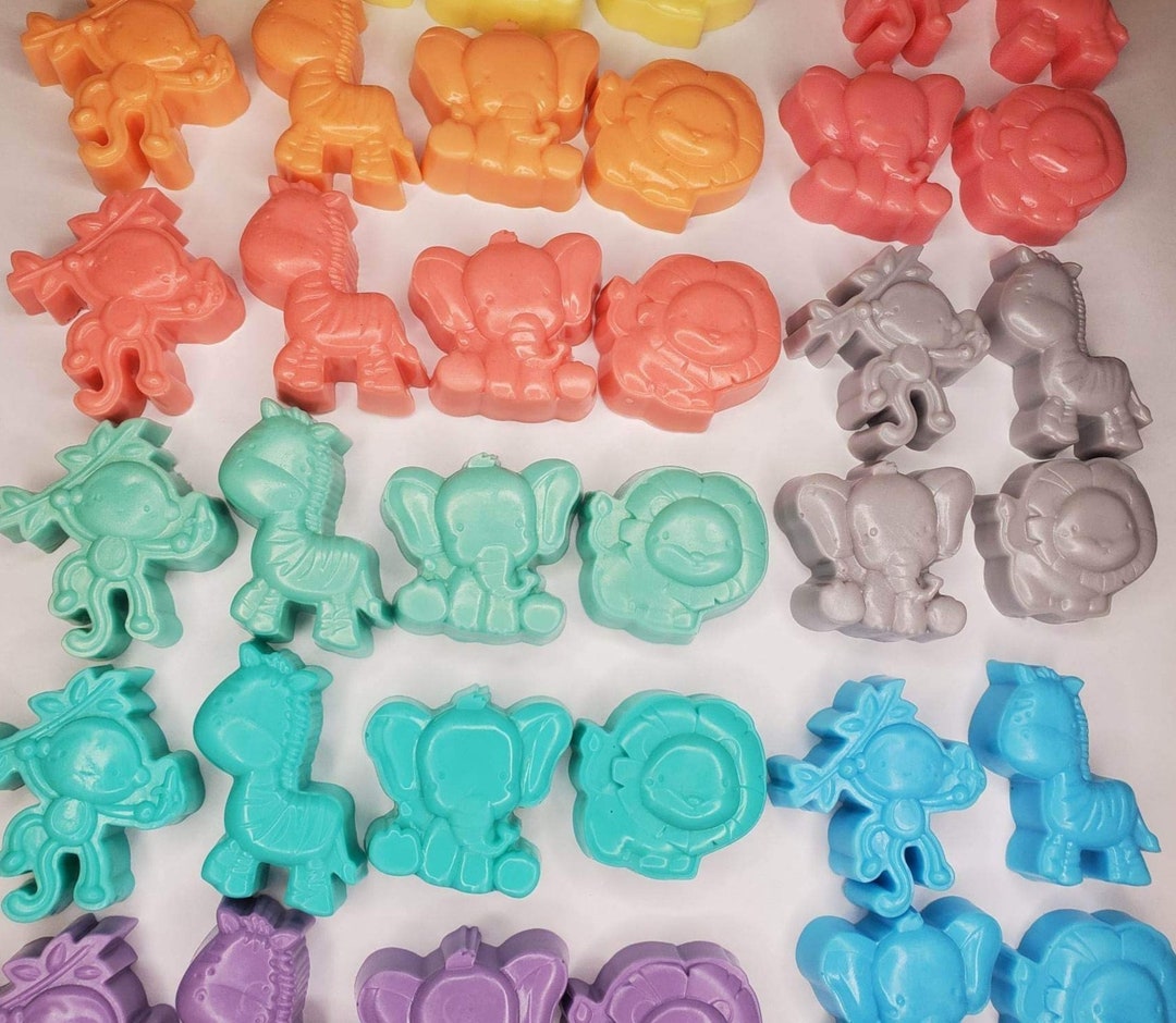 50 Mini Baby Animal Soaps, Handmade Soap, Party Favors - Etsy