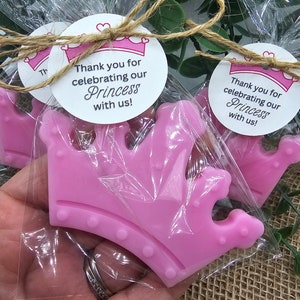 Princess Crown Soap Favors the Princess is Here Princess Birthday Party ...