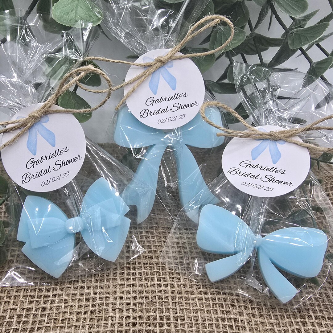 Bow Shaped Soap Favors, Bridal Shower, Baby Shower, Bowtastic Bows Ang ...