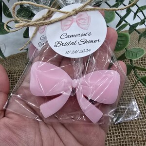 Bow Shaped Soap Favors, Bridal Shower, Baby Shower, Bowtastic Bows and ...