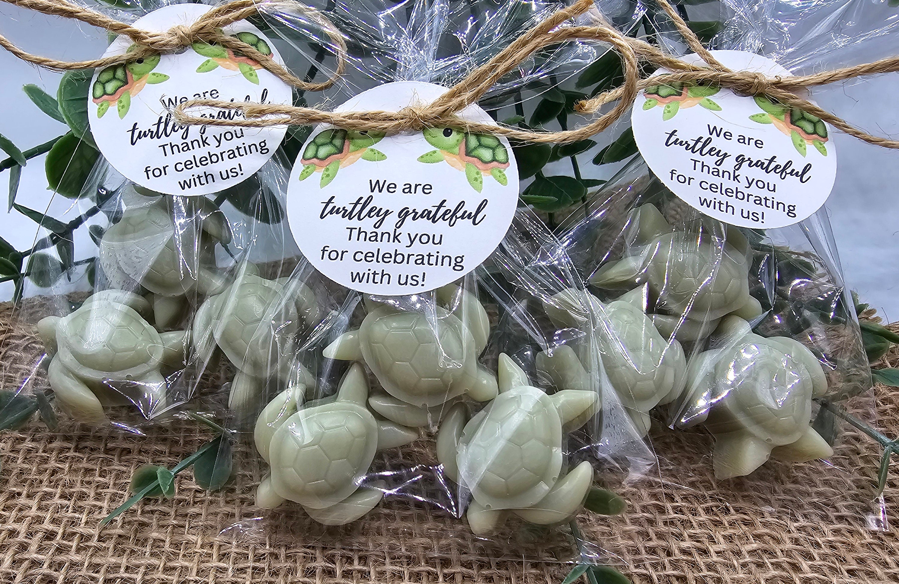Mini Turtle Soap Favors Turtley Greatful for You Favors Mini Soap ...