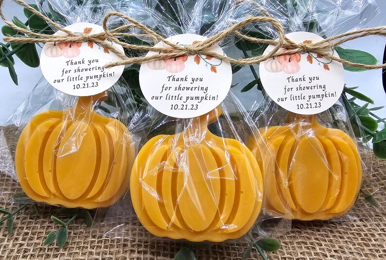 Pumpkin Soap Party Favors Baby Shower Bridal Shower Fall Festivities ...