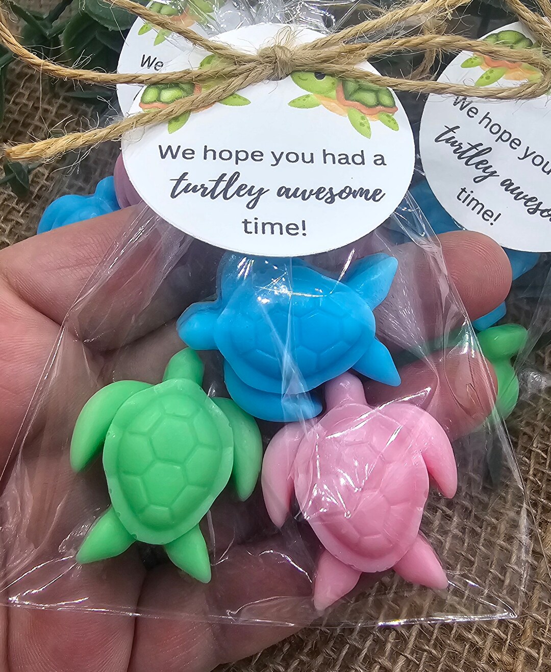 Mini Turtle Soap Favors Turtley Greatful for You Favors Mini Soap ...