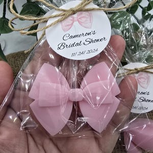 Bow Shaped Soap Favors, Bridal Shower, Baby Shower, Bowtastic Bows and ...
