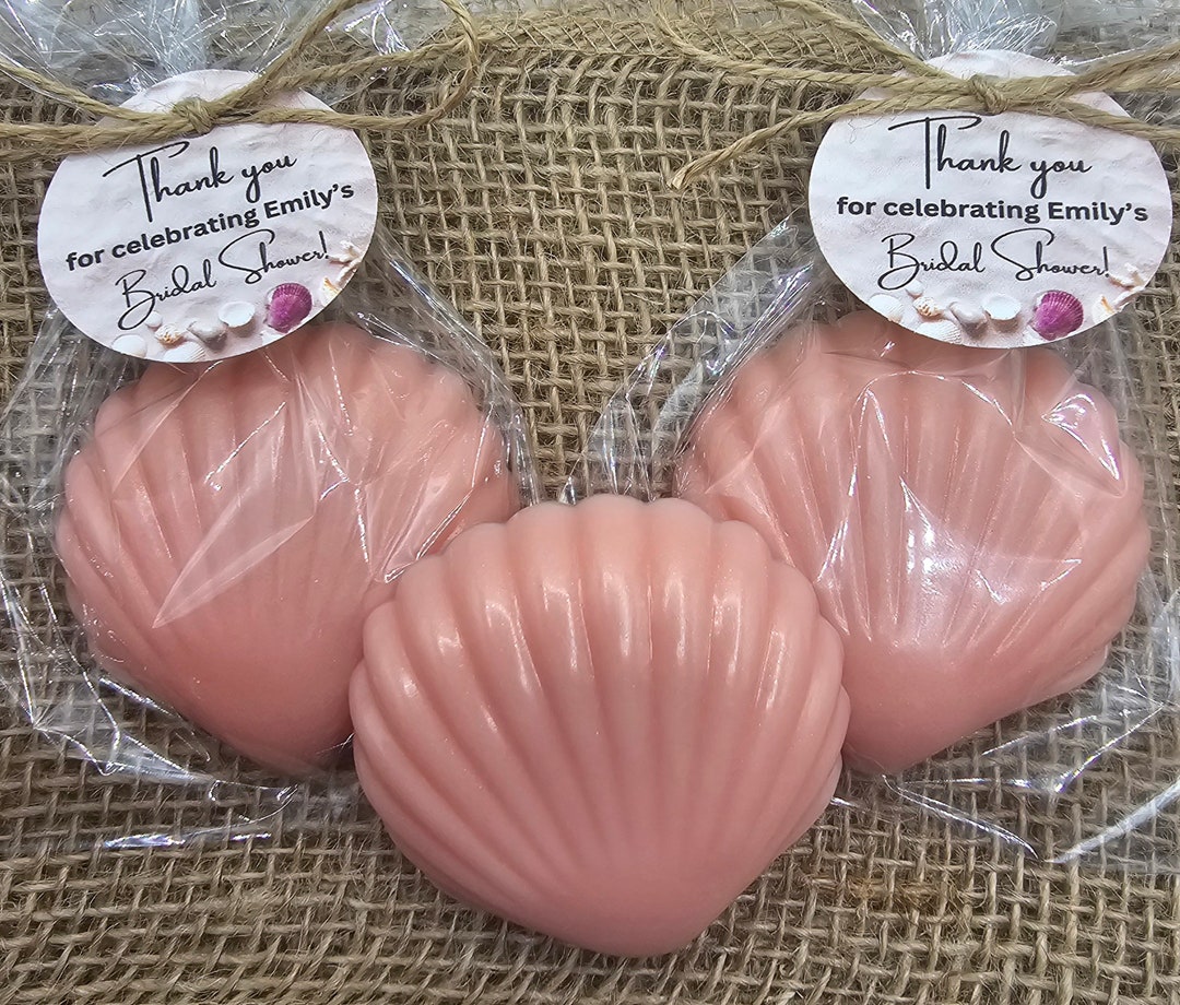 Shell Soap Party Favors Baby Shower Bridal Shower Wedding Reception Sea ...