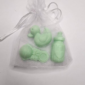 30 Baby Shower Mini Soaps, Gender Reveal Mini Soaps, Handmade Soap ...