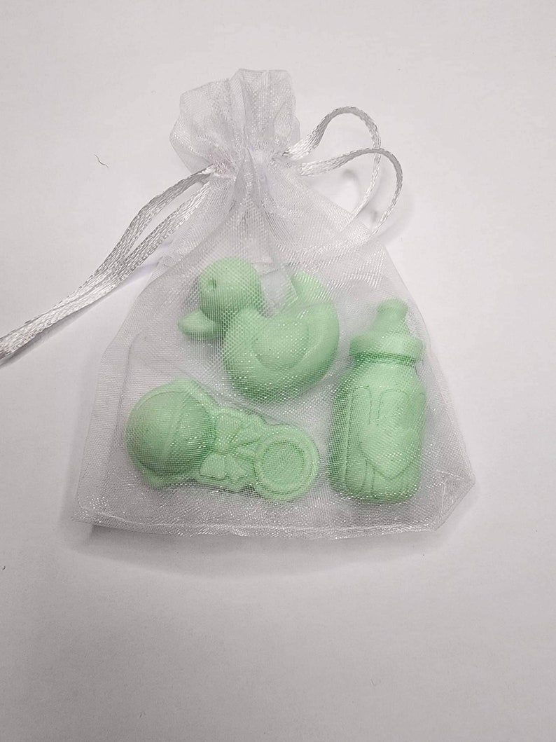 45 Baby Shower Mini Soaps, Gender Reveal Mini Soaps, Handmade Soap ...