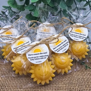 Sun Soap Party Favors Here Comes the Son Baby Shower Favors Gender ...
