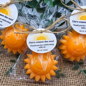 Sun Soap Party Favors Here Comes the Son Baby Shower Favors Gender ...
