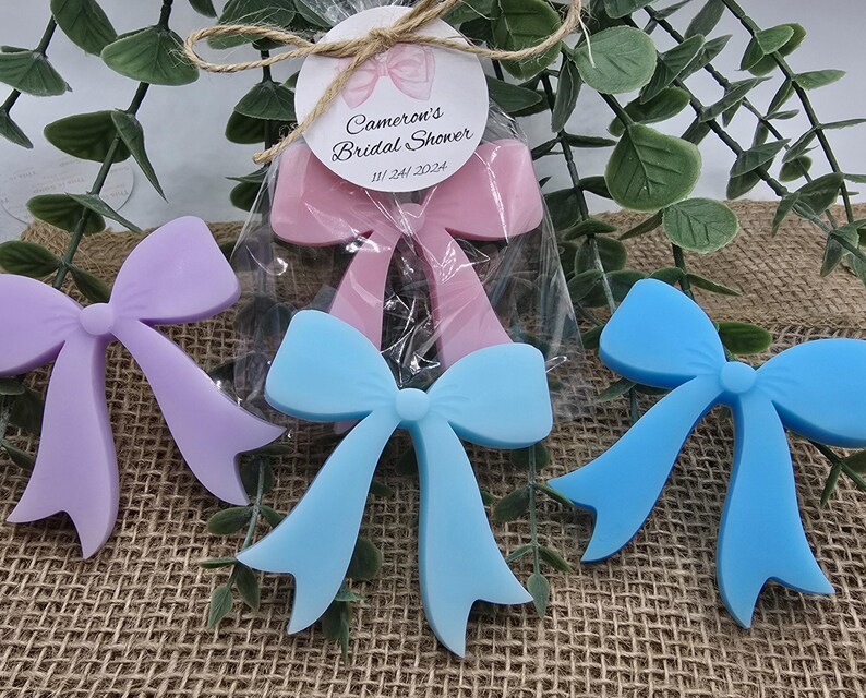 Bow Shaped Soap Favors, Bridal, Baby Shower, Bowtastic Bows Ang Bling ...