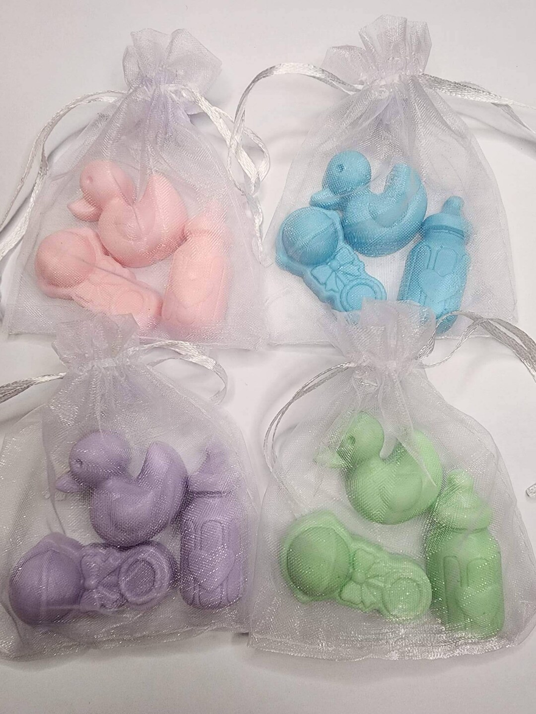 30 Baby Shower Mini Soaps, Gender Reveal Mini Soaps, Handmade Soap ...