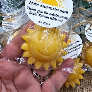 Sun Soap Party Favors Here Comes the Son Baby Shower Favors Gender ...