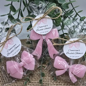Bow Shaped Soap Favors, Bridal Shower, Baby Shower, Bowtastic Bows and ...