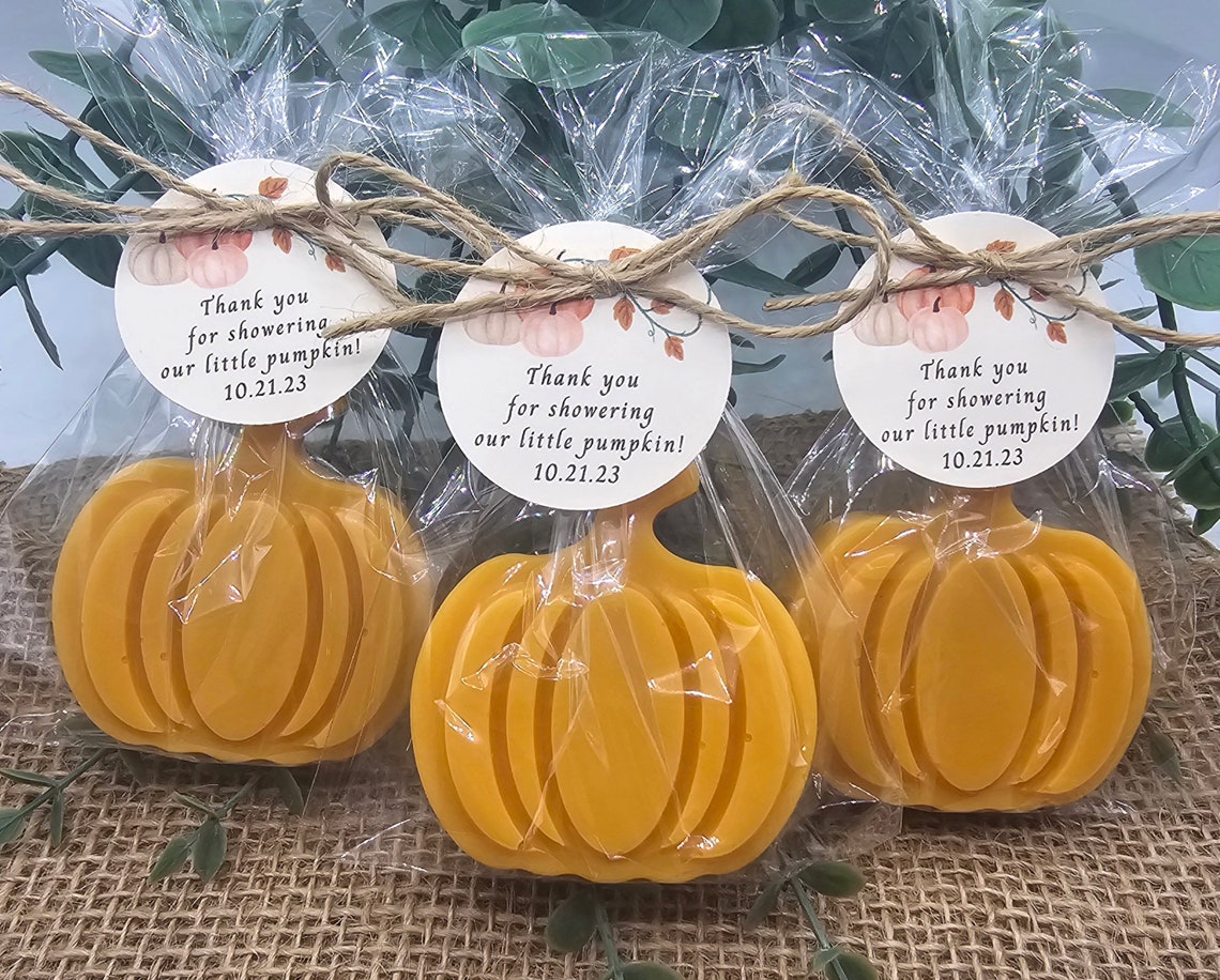 Pumpkin Soap Party Favors Baby Shower Bridal Shower Fall Festivities ...