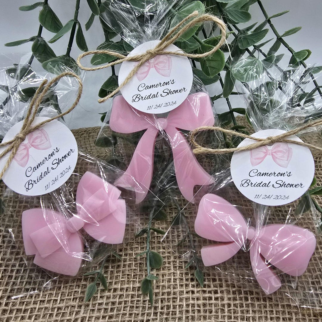 Bow Shaped Soap Favors, Bridal Shower, Baby Shower, Bowtastic Bows and ...