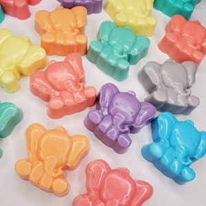 40 Baby Elephant Mini Soaps, Handmade Soap, Party Favors - Etsy