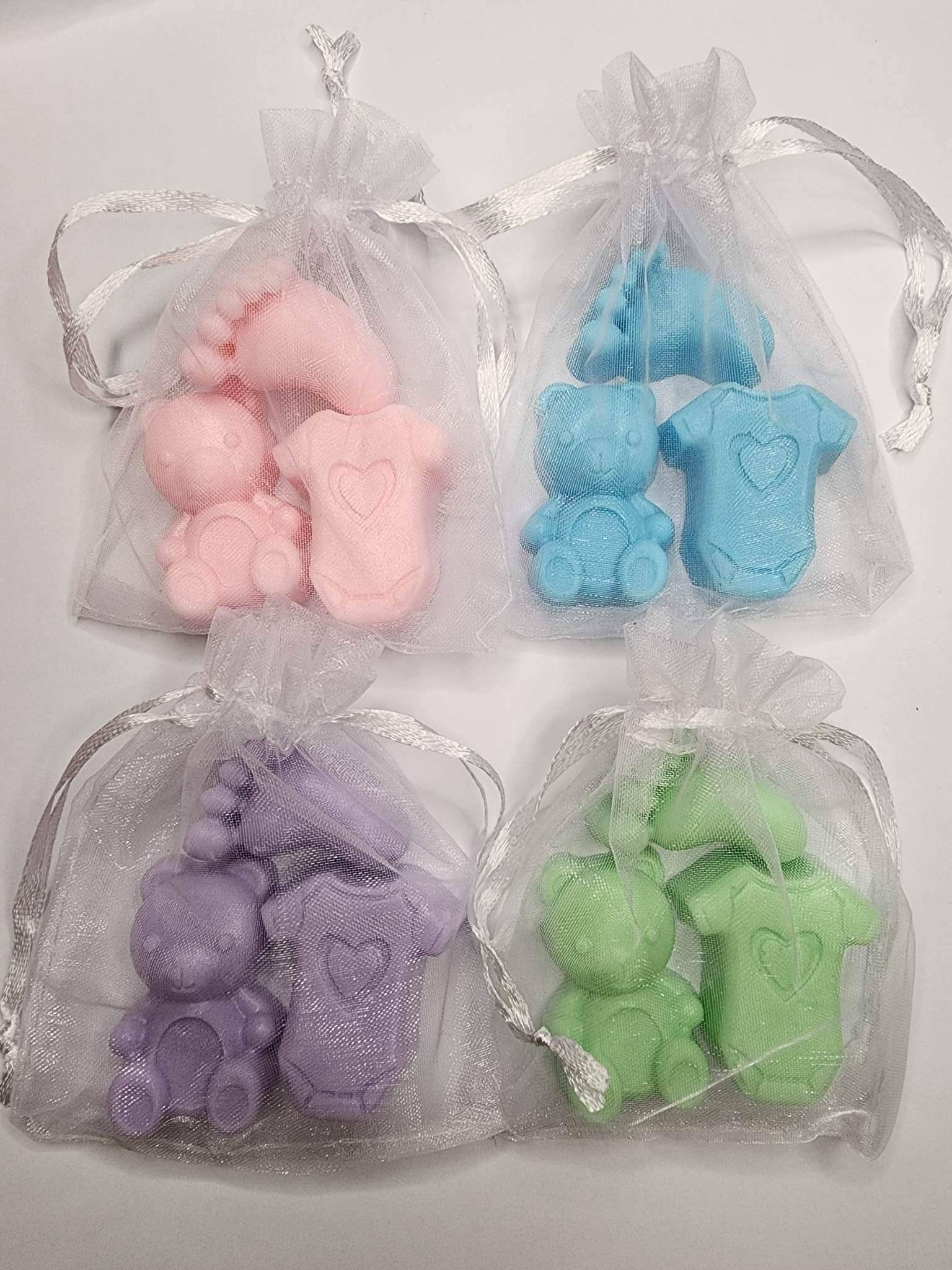 60 Baby Shower Mini Soaps Gender Reveal Mini Soaps Handmade - Etsy