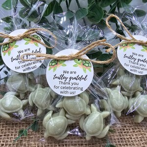 Mini Turtle Soap Favors Turtley Greatful for You Favors Mini Soap ...