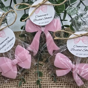 Bow Shaped Soap Favors, Bridal Shower, Baby Shower, Bowtastic Bows and ...