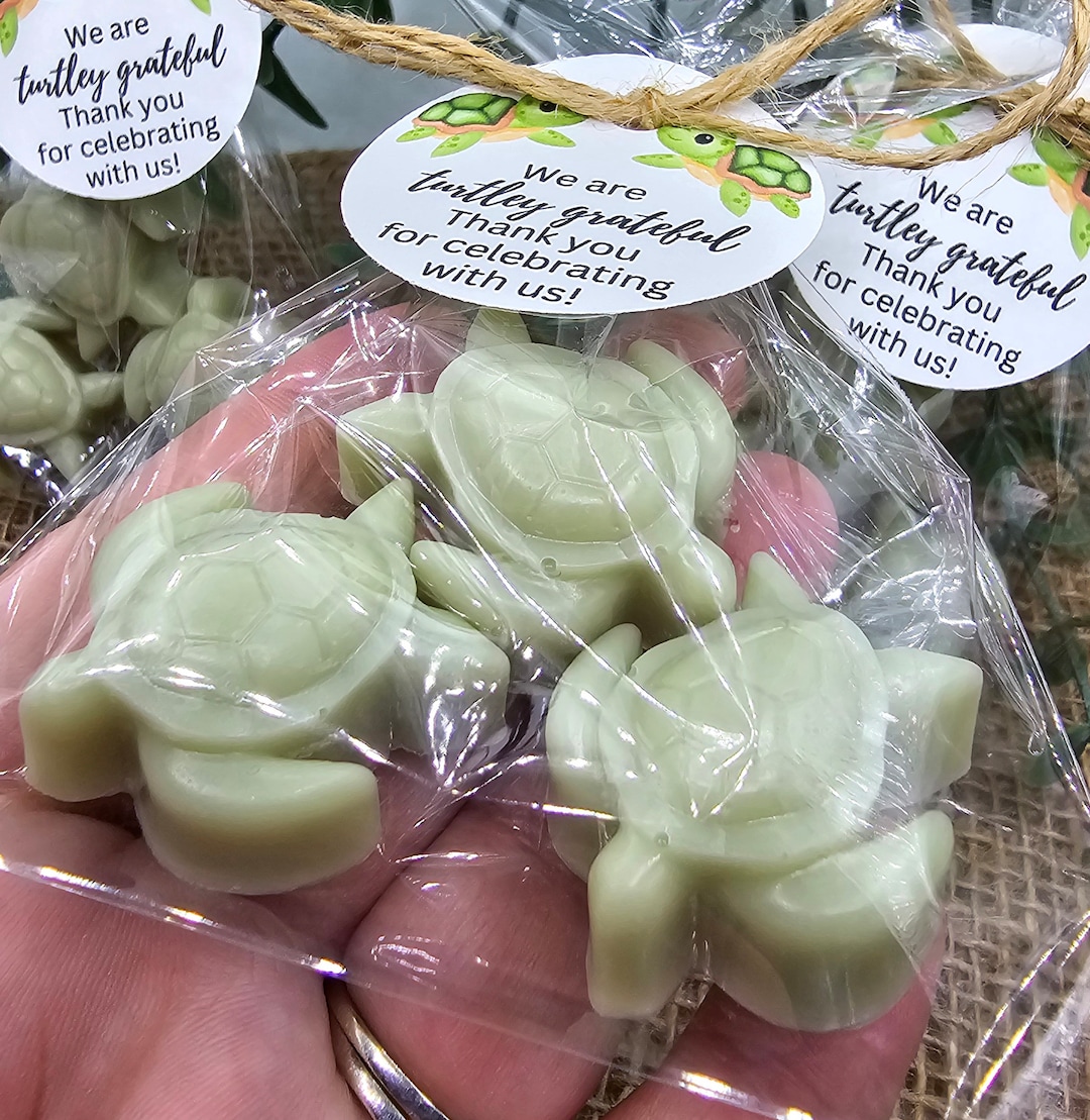 Mini Turtle Soap Favors Turtley Greatful for You Favors Mini Soap ...