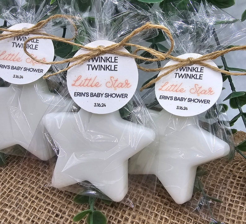 Star Soap Party Favors Twinkle Twinkle Little Star Favors Birthday Baby ...