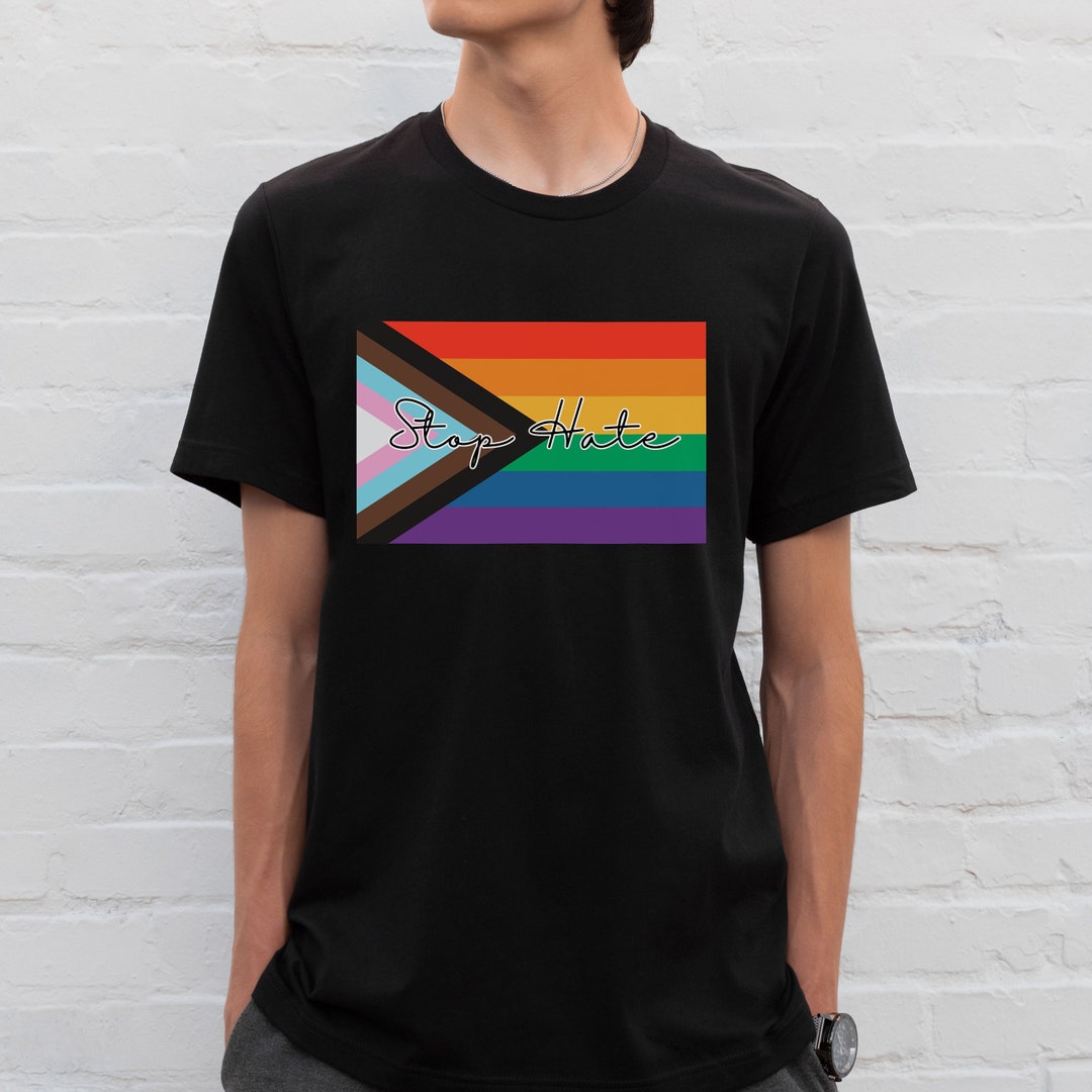 Stop Hate Pride Flag LGBTQIA Rights LGBTQIA - Etsy