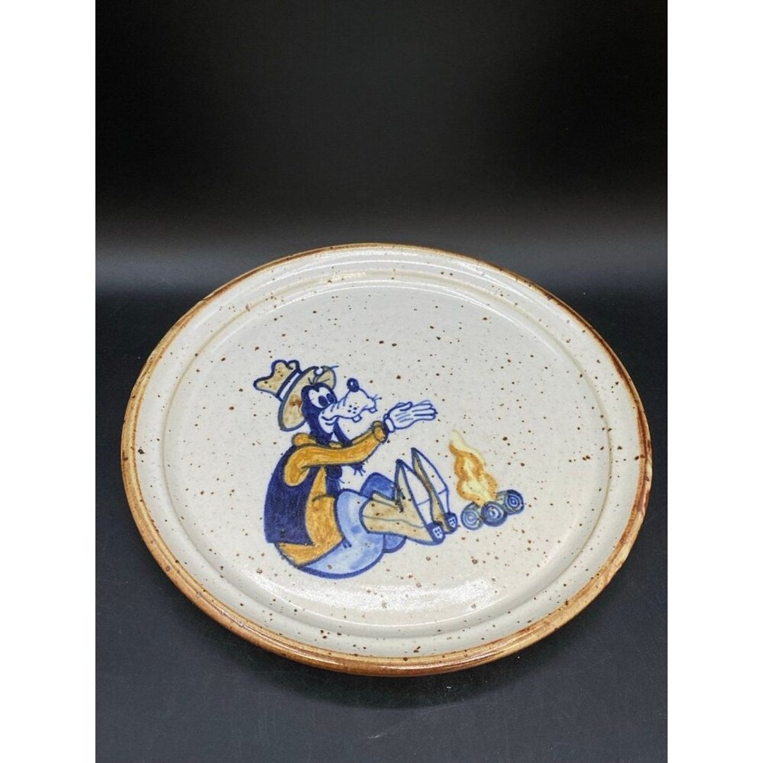 Wildfire Goofy 10” Dinner Plate 1987 Salt Glaze Pottery - Etsy