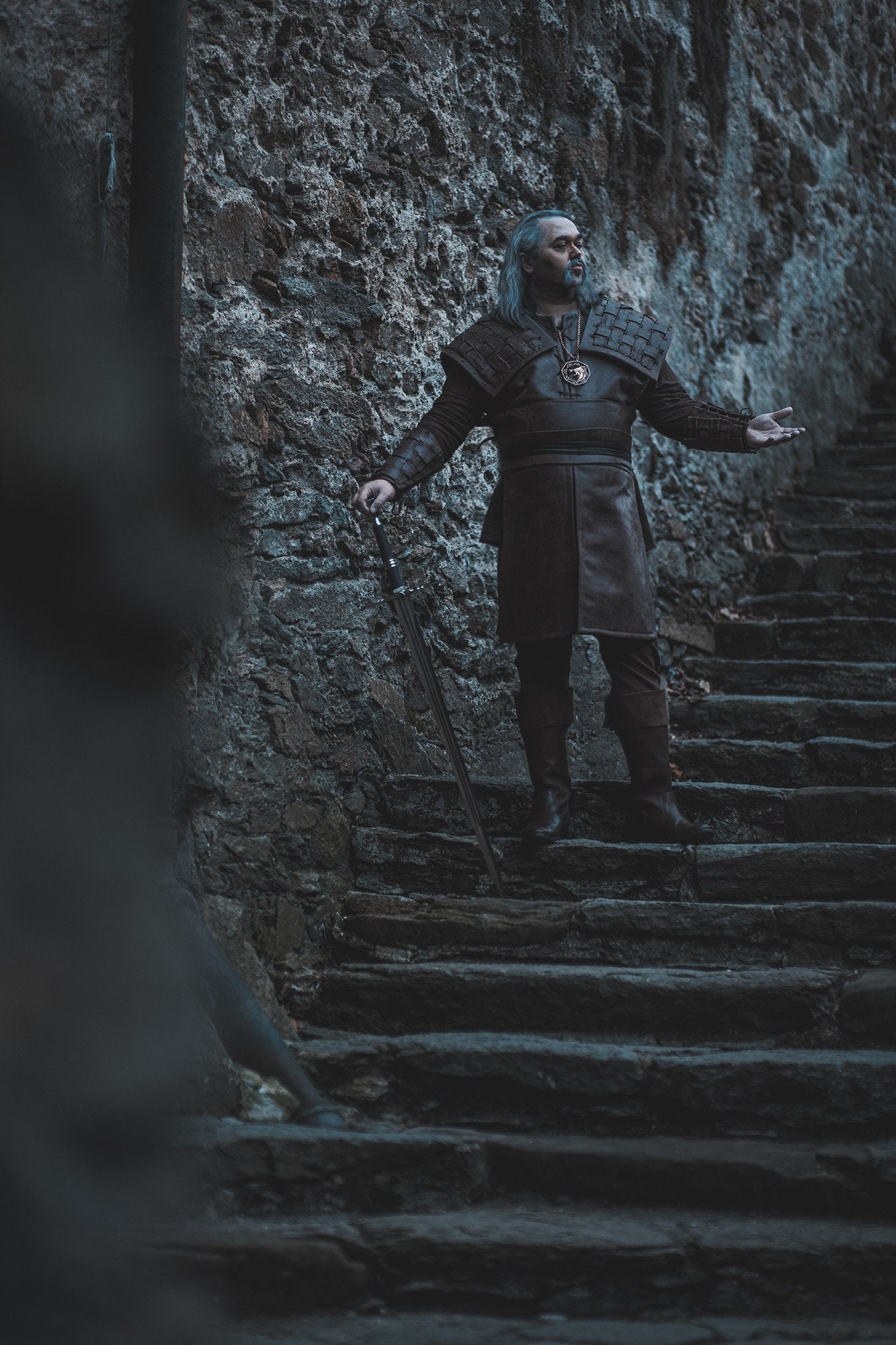 Vesemir From Witcher Netflix Inspired Cosplay | Costume - Etsy