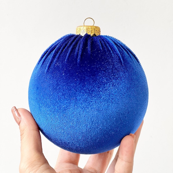 Royal Blue Christmas Balls - Etsy