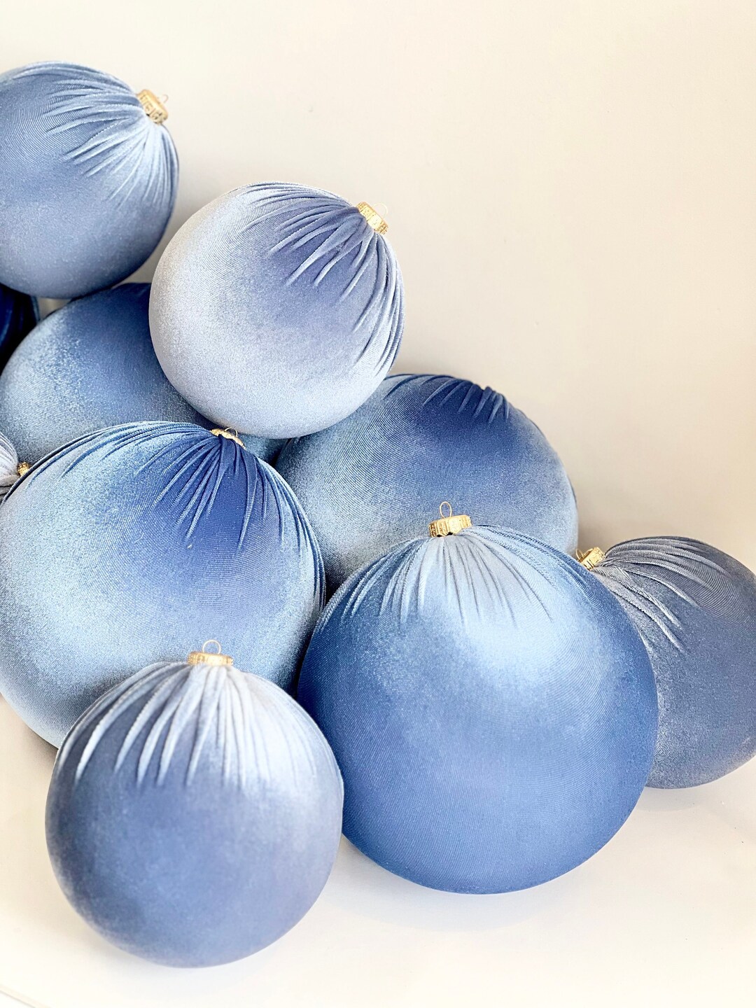 Handmade Velvet Christmas Ball Ornament: Large Custom Holiday Decor - Etsy