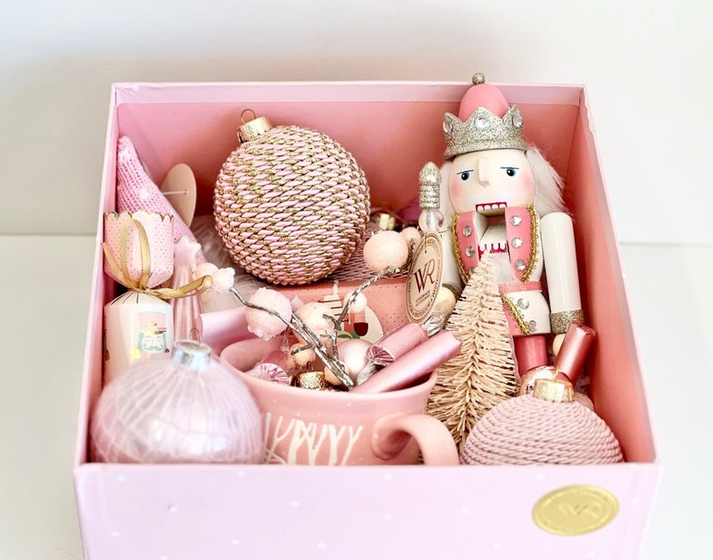 Big Pink Christmas Gift Box Gift for Her Thank You Gift Box - Etsy