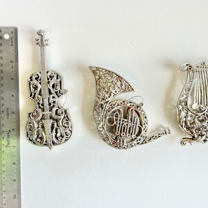 3 Pcs Christmas Tree Musical Instrument Ornament, Christmas Decorations ...