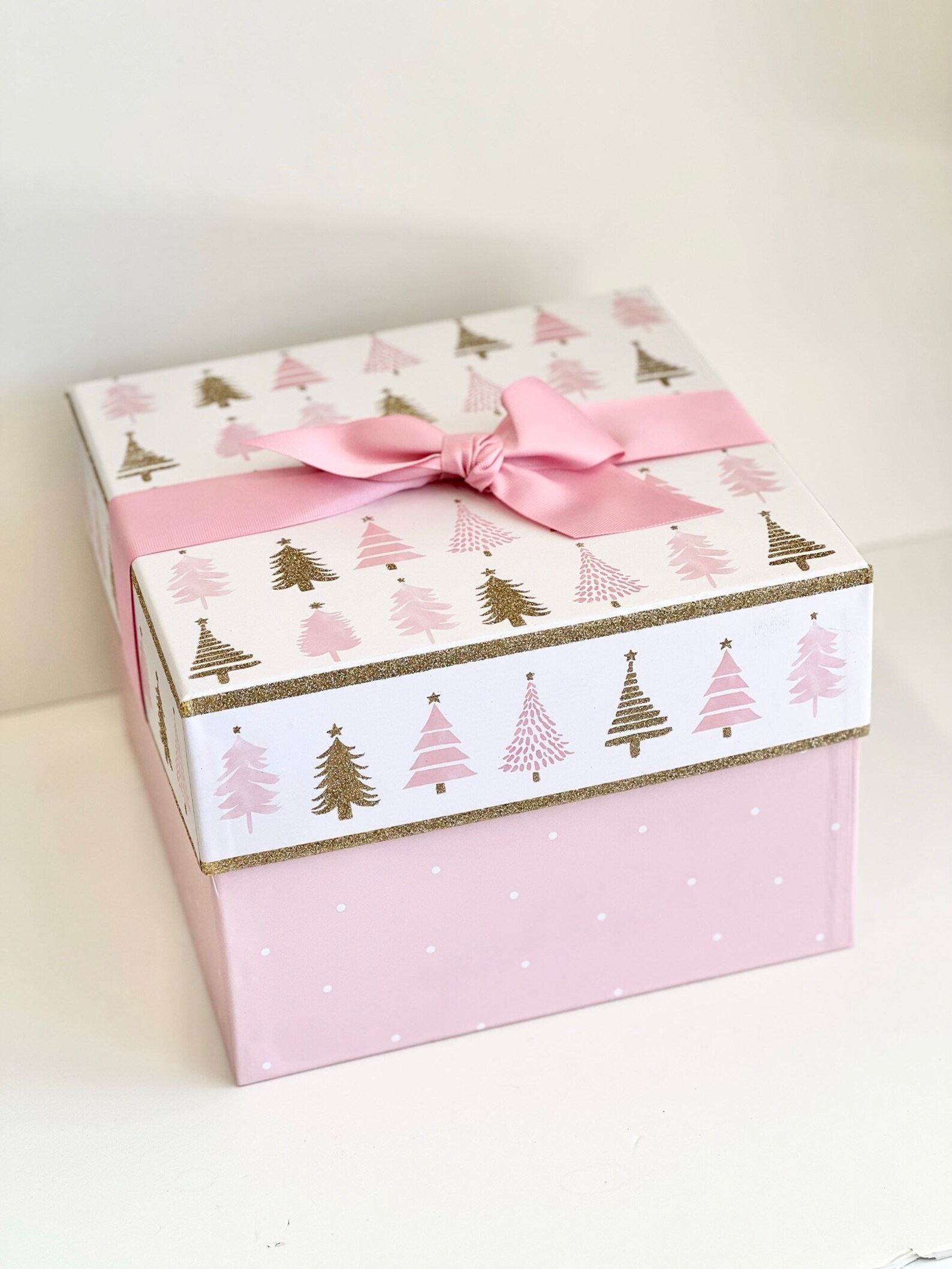 Big Pink Christmas Gift Box Gift for Her Thank You Gift Box - Etsy