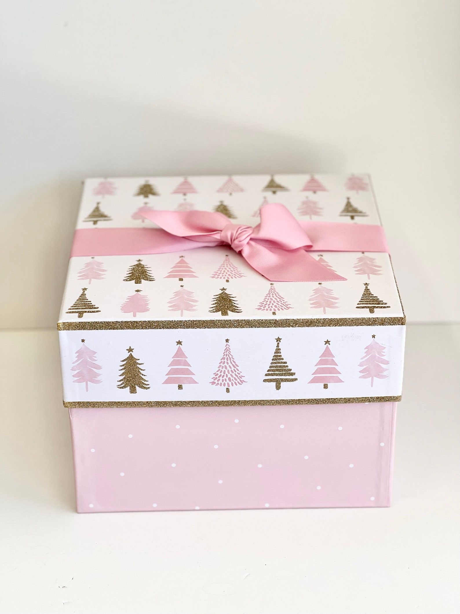 Big Pink Christmas Gift Box Gift for Her Thank You Gift Box - Etsy