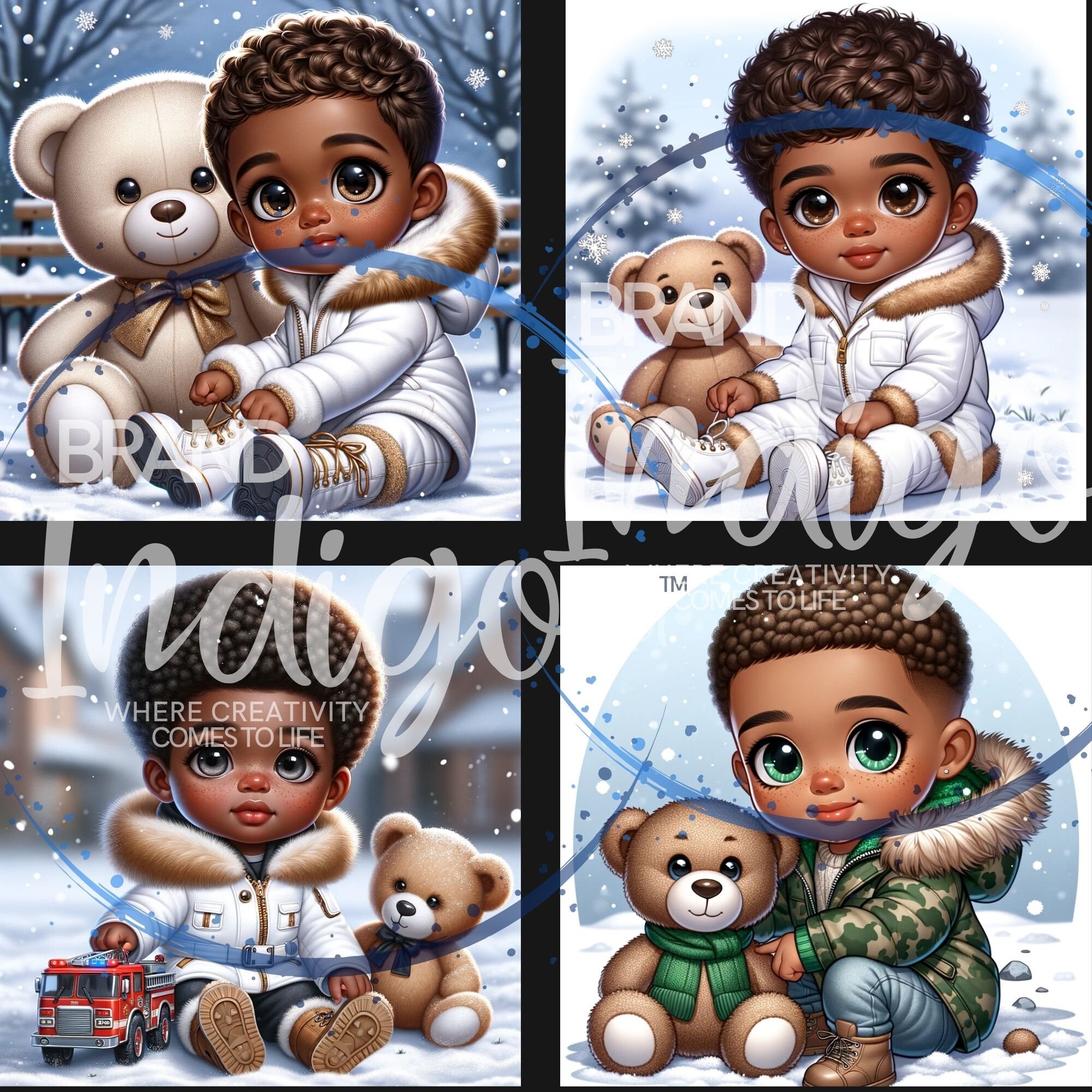 Christmas Little Boy Bundle Digital Download, Merry Christmas Clip Art ...