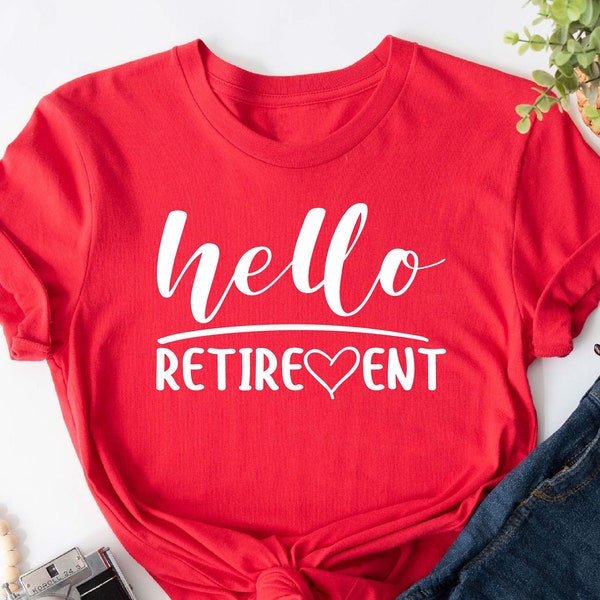 Retirement T Shirt - Etsy