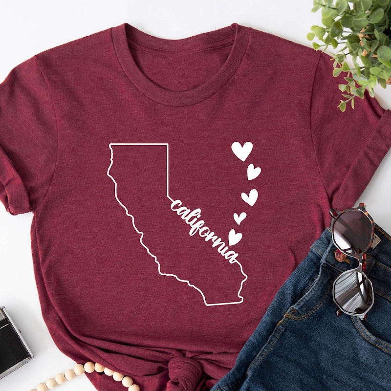 California T Shirt - Etsy