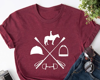 Funny Horse Shirt, Horse Rider Gift, Equestrian Gift, Horse Riding Shirt, Horse Lover Shirt ...