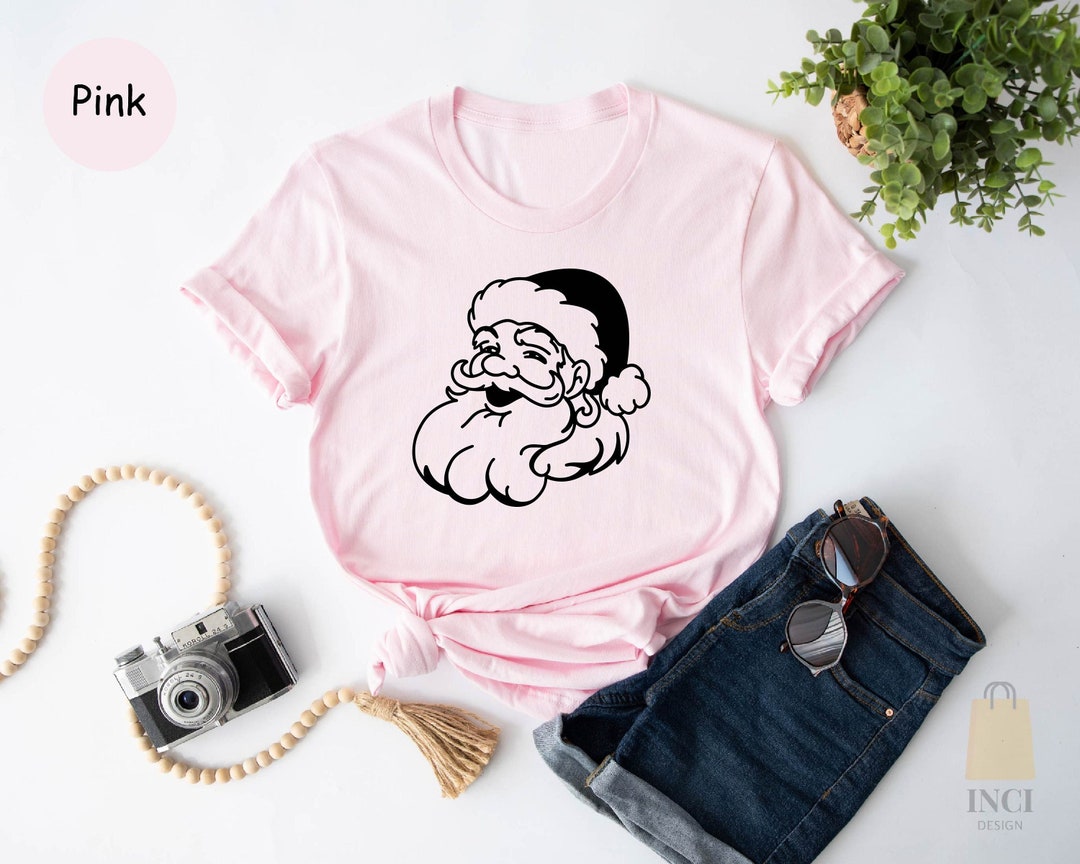 Santa Face Shirt, Christmas Santa Shirt, Gift for Christmas, Retro ...